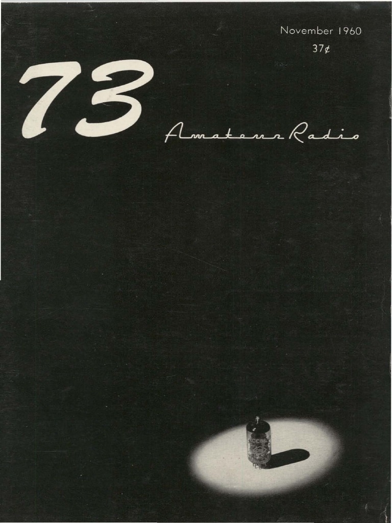 73 Magazine 1960 11 November PDF | PDF | Telecommunications Engineering ...