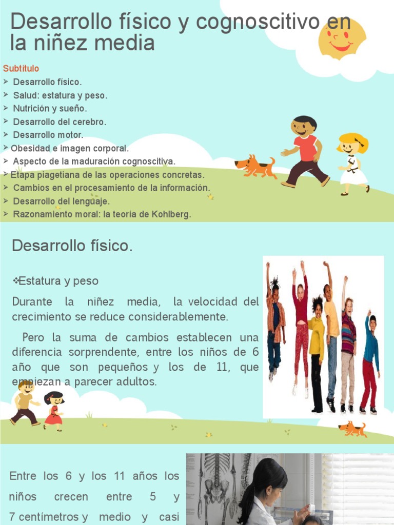 Exposicion 8 Desarrollo Físico y Cognoscitivo en La Niñez Media | PDF | Cerebro | Dormir