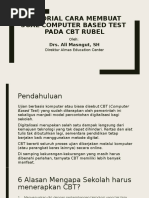 Tutorial CBT Di SIDIKMU - Cetakan 3 | PDF | Karier & Perkembangan