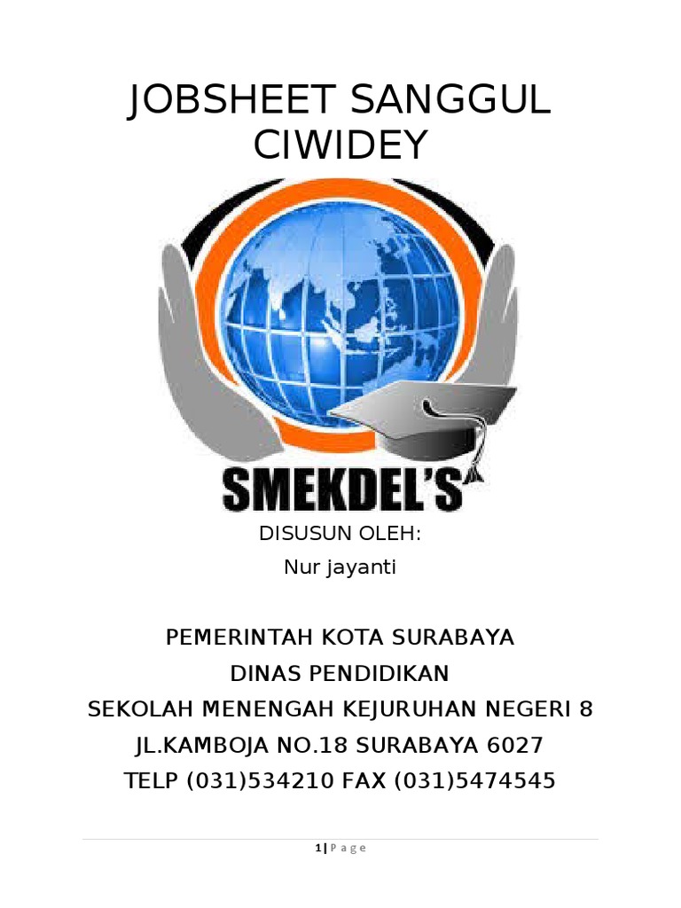Job Sheet Sanggul Ciwidey | PDF