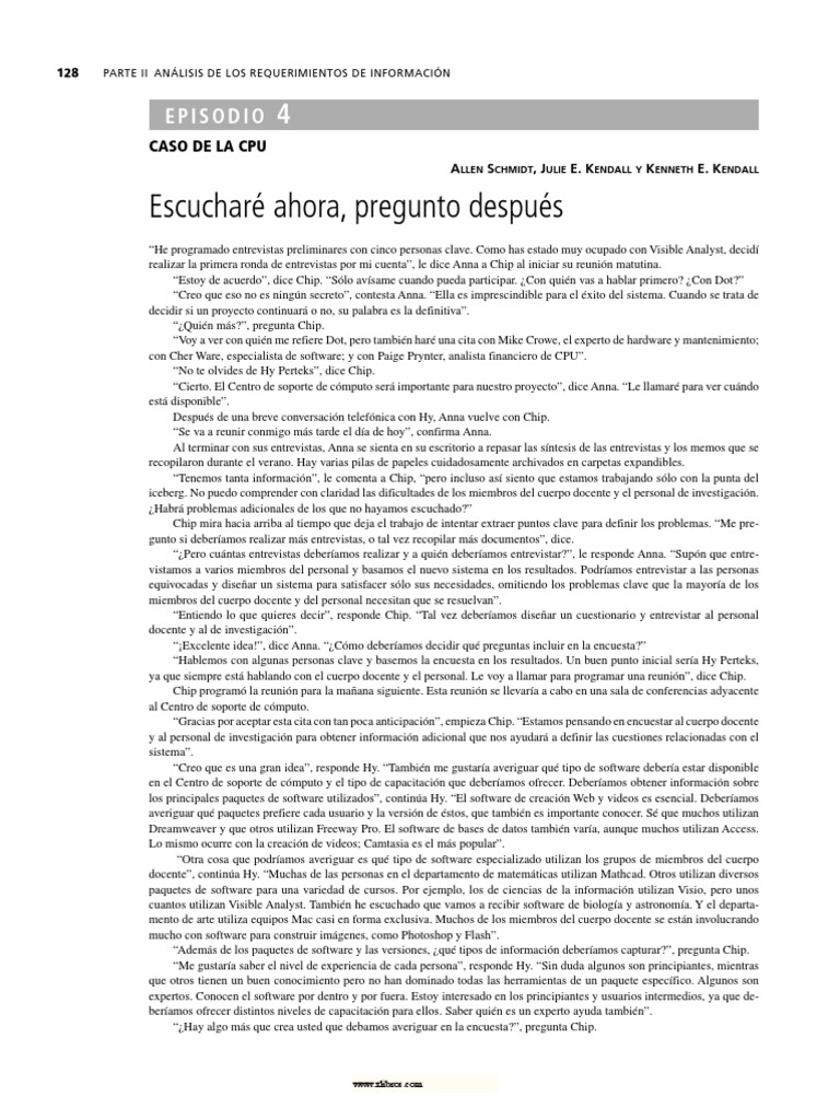 S8 Ejercicio | PDF | Cuestionario | Software