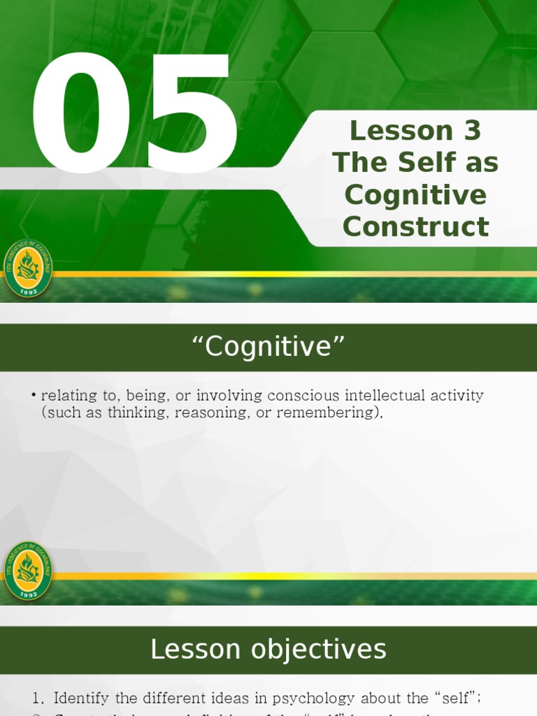Module 5 - Self As A Cognitive Construct | PDF | Id | Self