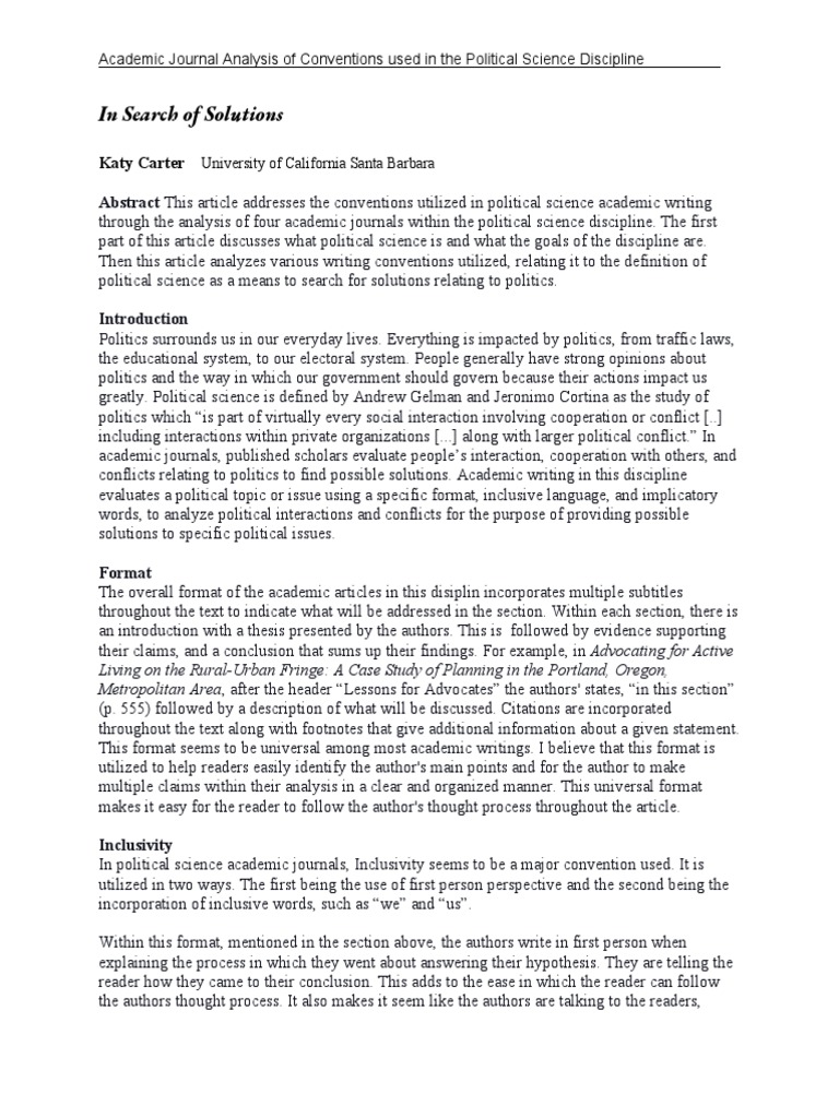 4 Copy of Final Draft of Academic Journal Analysis | PDF | Political ...