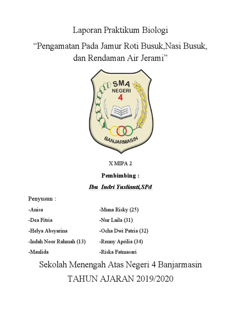 Laporan Hasil Kegiatan Penelitian Protista Pada Air Rendaman Jerami Dan ...