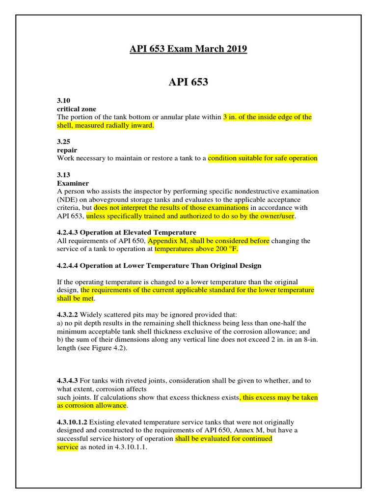 Api 653 PDF | PDF | Corrosion | Welding