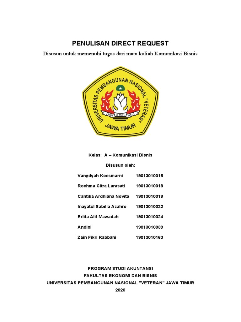 KB 8&9 (Penulisan Direct Request, Permintaan Pesan-Pesan Rutin, Dan ...