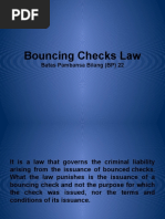 BP 22 Bouncing Checks Law | PDF | Cheque | Crime & Violence