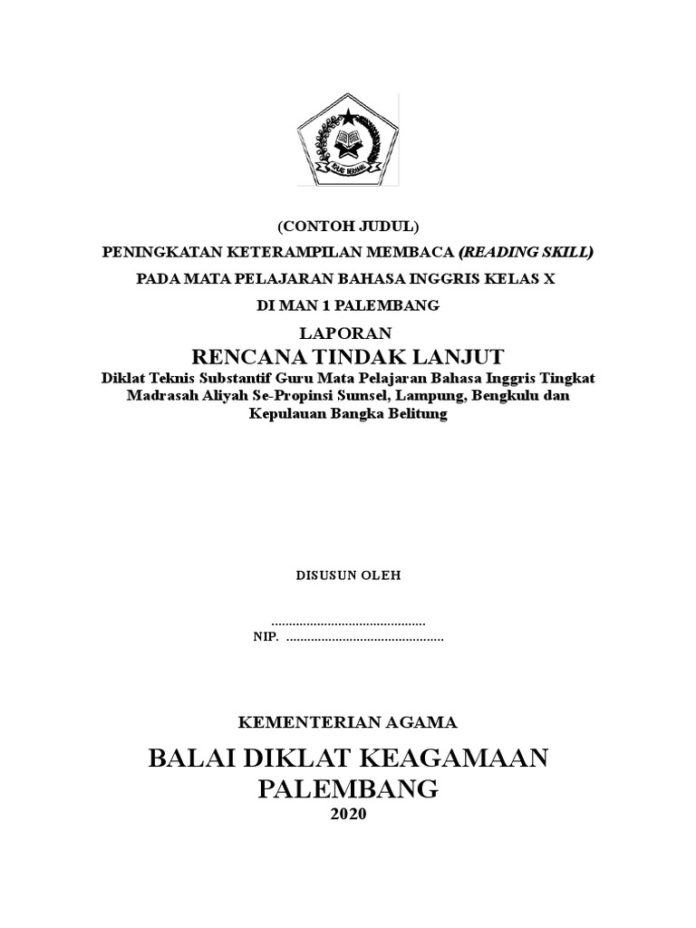 Format Laporan RTL Ok | PDF