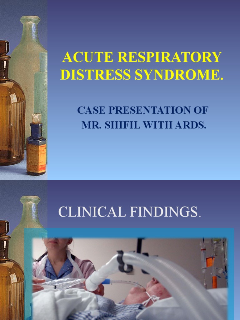Acute Respiratory Distress Syndrome | PDF