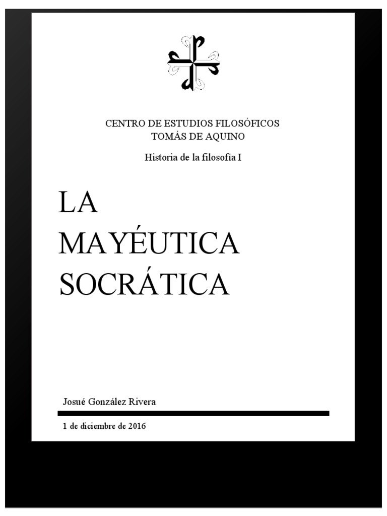 La Mayéutica Socrática: Método y Ejemplos | PDF | Sócrates | Platón