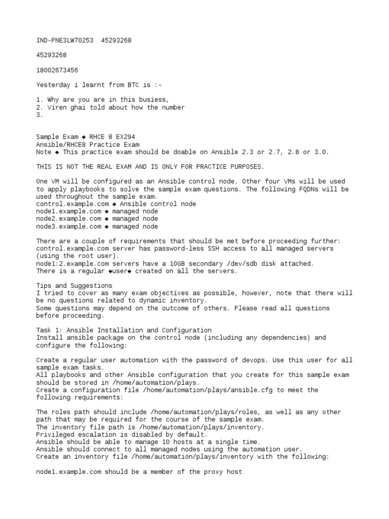Ansible | PDF | Web Server | Internet & Web