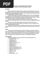 Annual Sports Program Proposal | PDF | Sports | Recreation