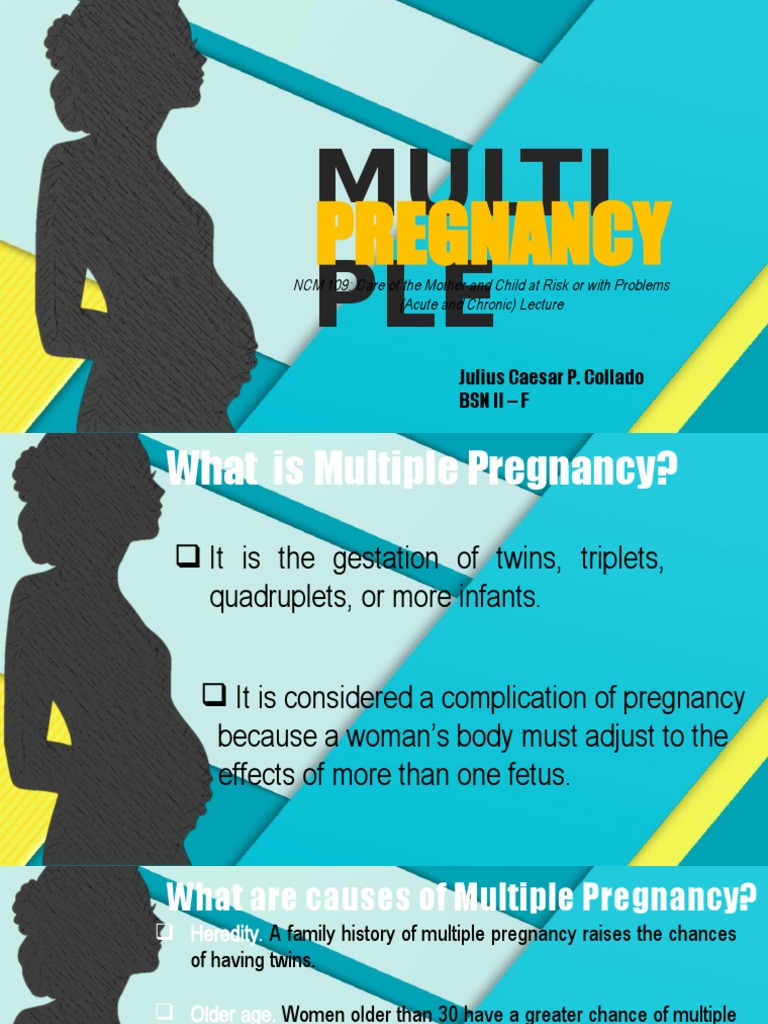 Understanding Multiple Pregnancy Risks | PDF | Multiple Births | Twin