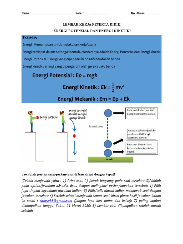 LKPD Konsep EP Dan EK | PDF