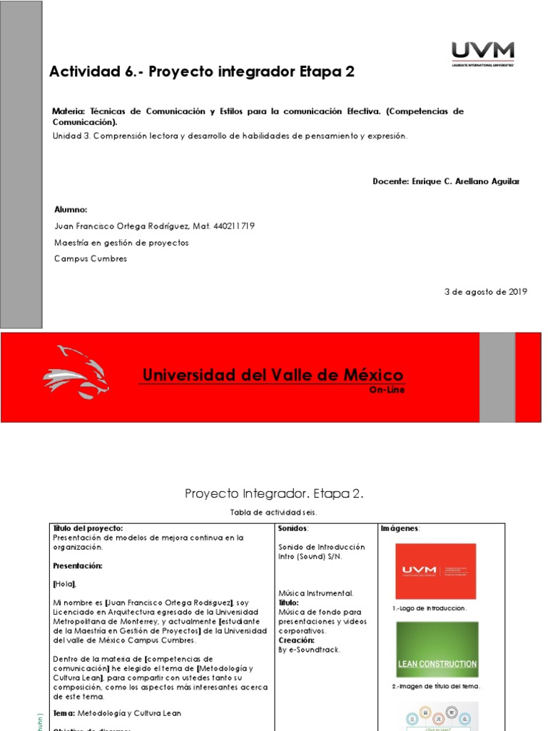 Actividad 6 Proyecto Integrador Etapa 2_JOR | Gestión de proyectos | Ciencia y Tecnología