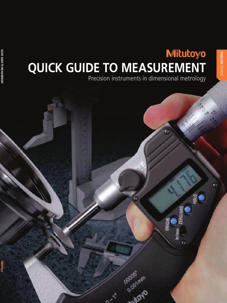 Quick - Guide Measurement Mitutoyo PDF | PDF | Engineering Tolerance