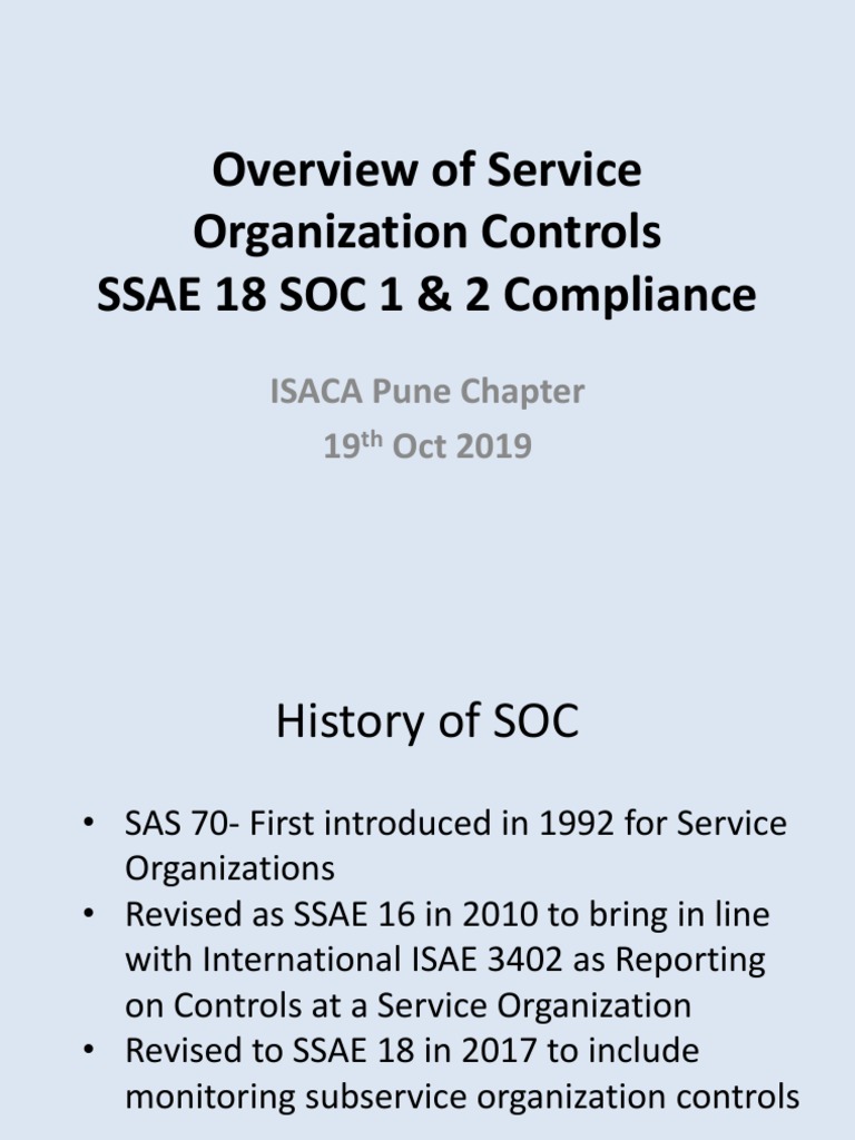 Soc 2 Ssae 18 | PDF | Information Security | Computer Security