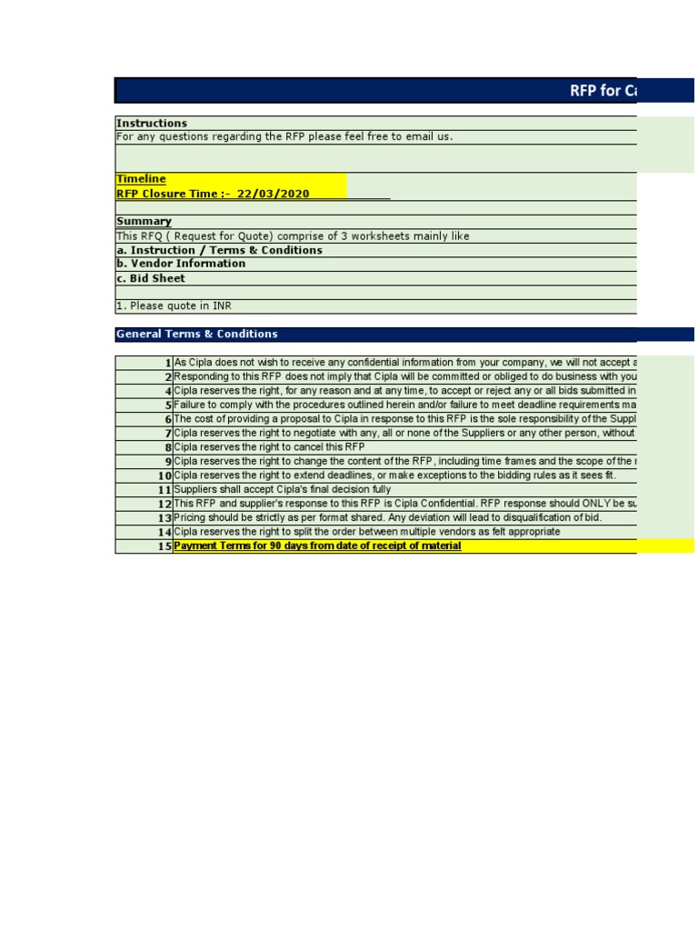 RFP - Calibration | PDF | Pressure Measurement | Request For Proposal