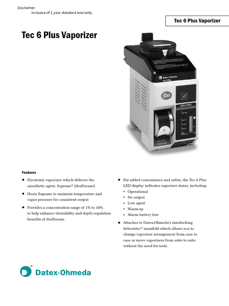 Tec 6 Plus Vaporizer - v1.1 - 42318 PDF | PDF | Humidity | Altitude