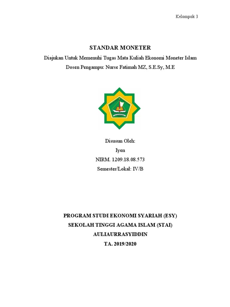 Standar Moneter | PDF