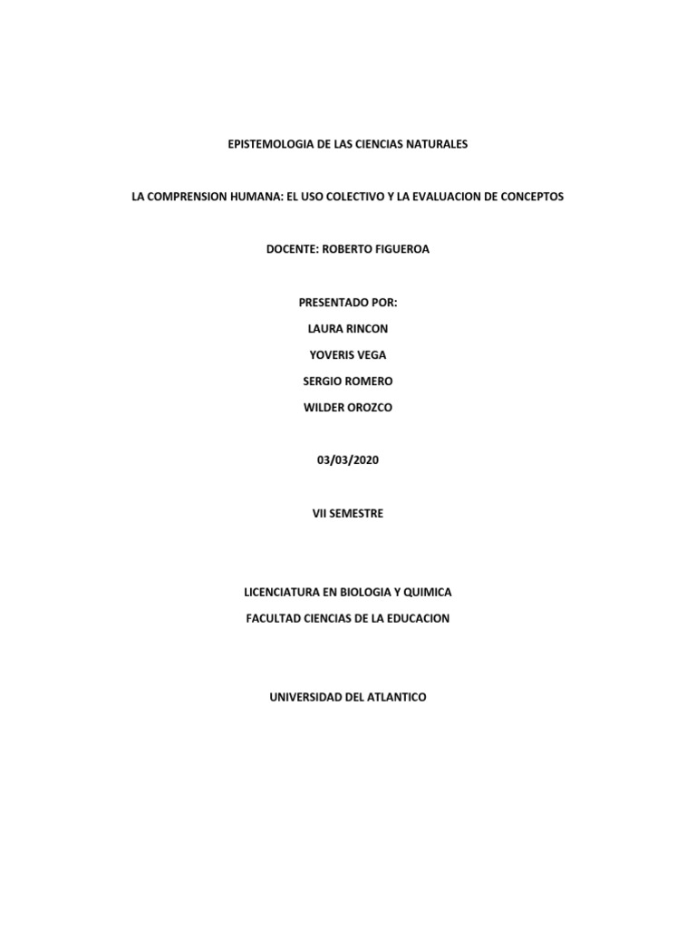 La Comprension Humana-Disciplinas No Cientificas | PDF | Disciplinas ...