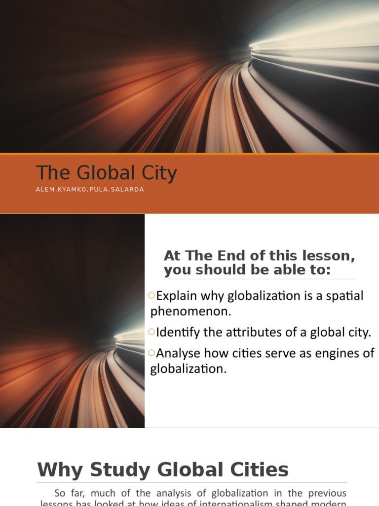 The Global City | PDF | New York City | Economic Globalization