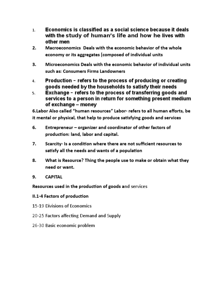 Economics Quiz with Answers | PDF | Finance & Money Management