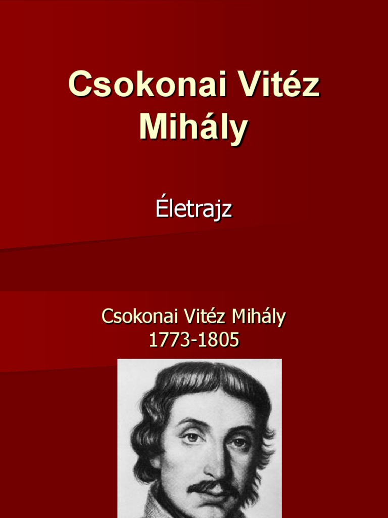 Csokonai Vitéz Mihály Élete | PDF