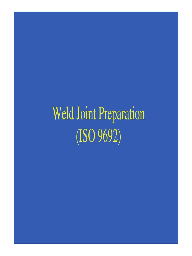 Iso 9692 PDF | PDF | Welding | Construction