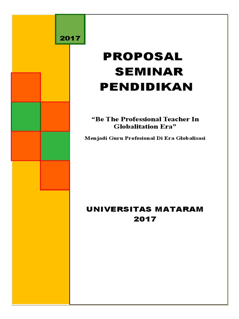 Proposal Seminar Pendidikan | PDF