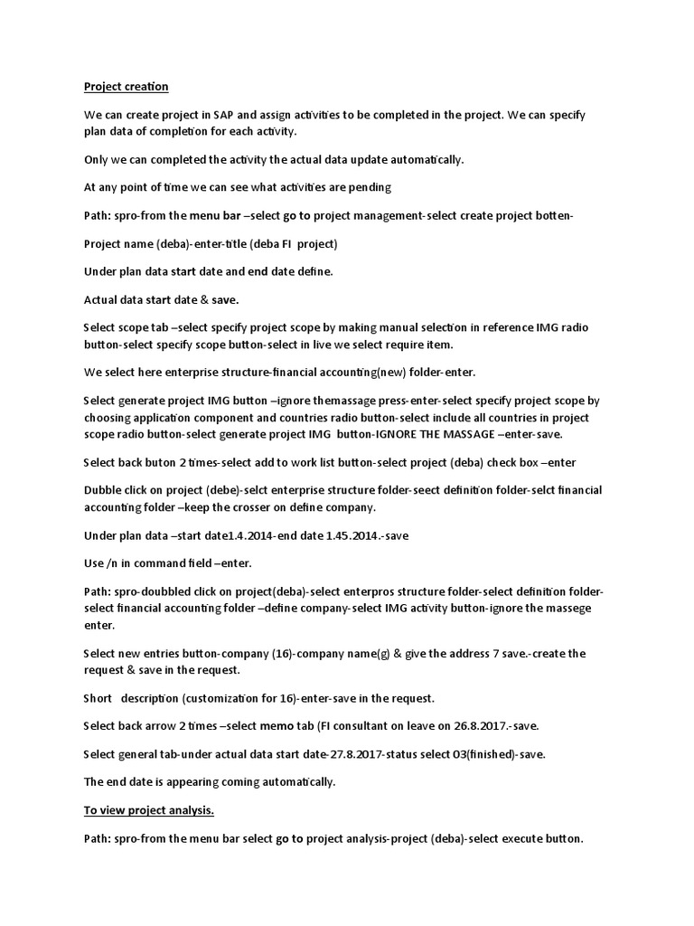 Project Creation in Sap (Validation & Substitution) | PDF | Boolean Data Type | Subroutine