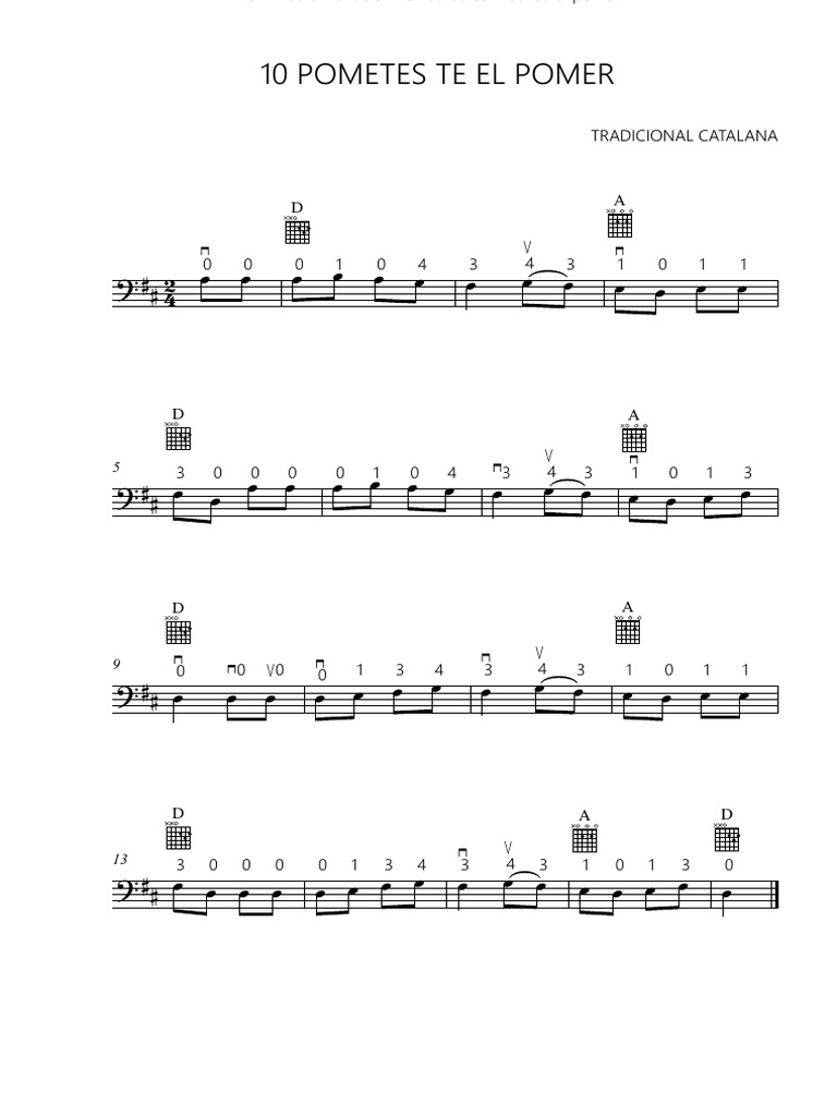 10 Pometes Te El Pomer Violoncel PDF | PDF