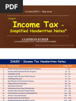 TDS & TCS Handwritten Notes by CA Kishan Kumar PDF | PDF