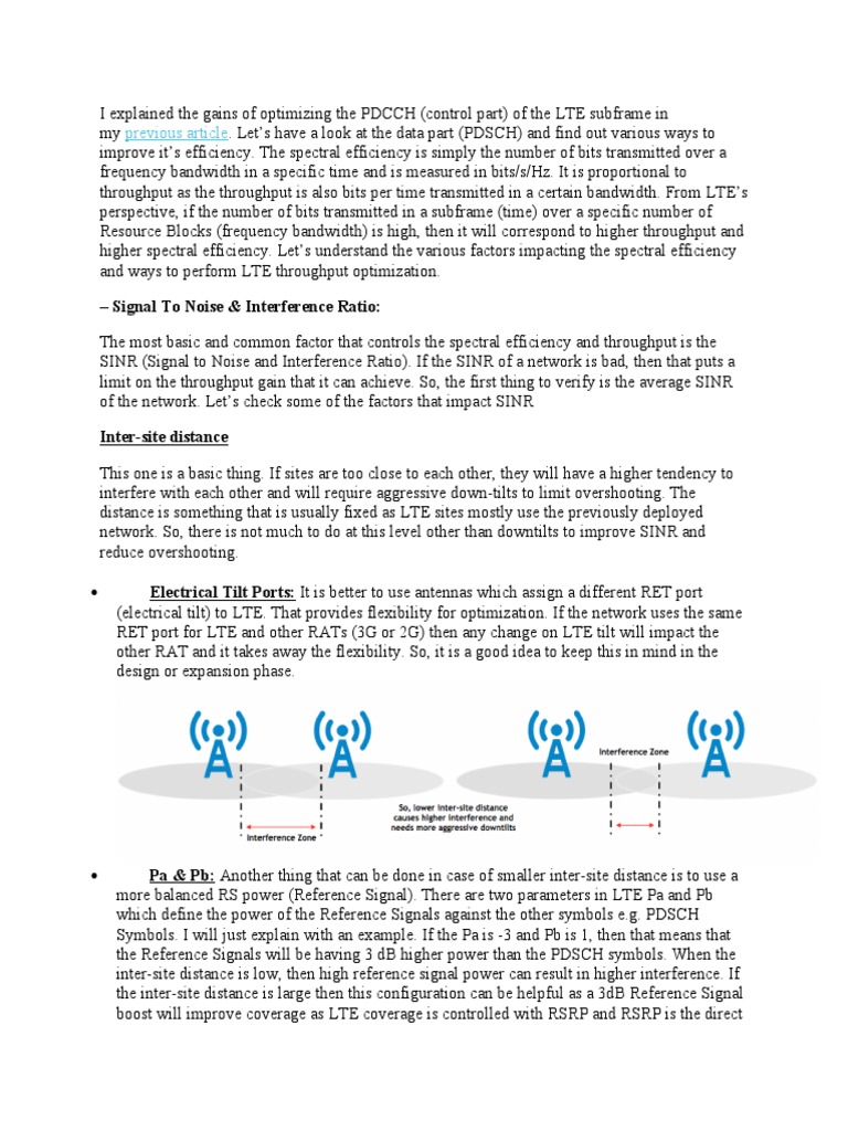 LTE Optimizing The PDCCH | PDF | Scheduling (Computing) | Computer ...