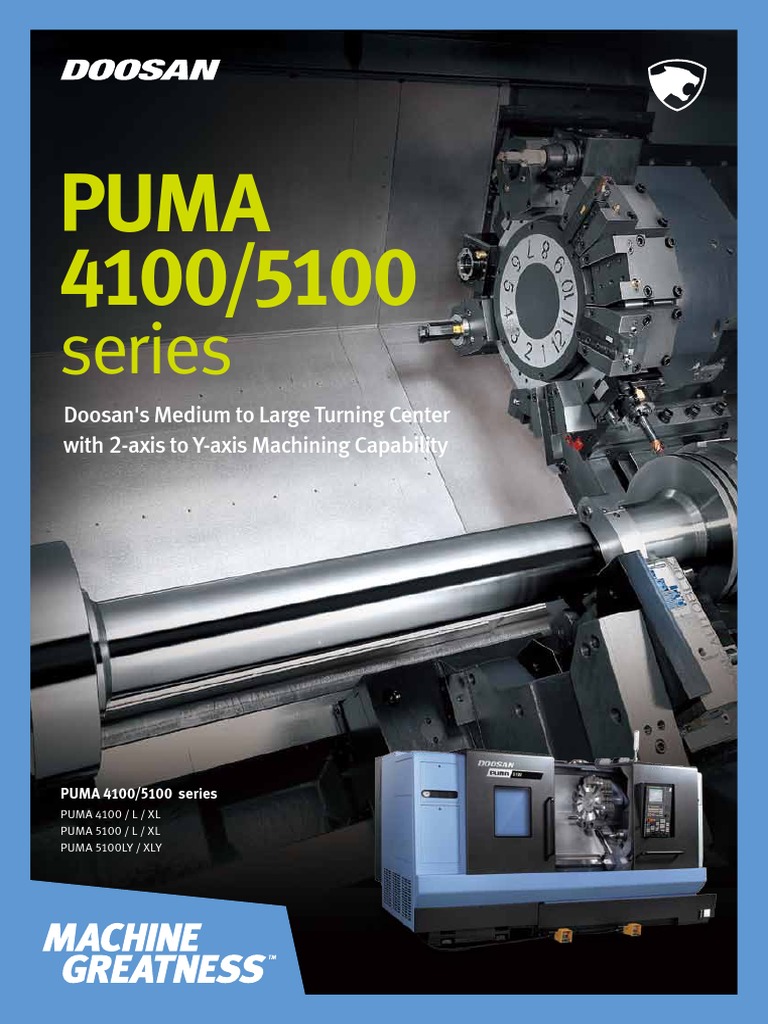 PUMA 4100 5100 Series | PDF | Machining | Computer Keyboard
