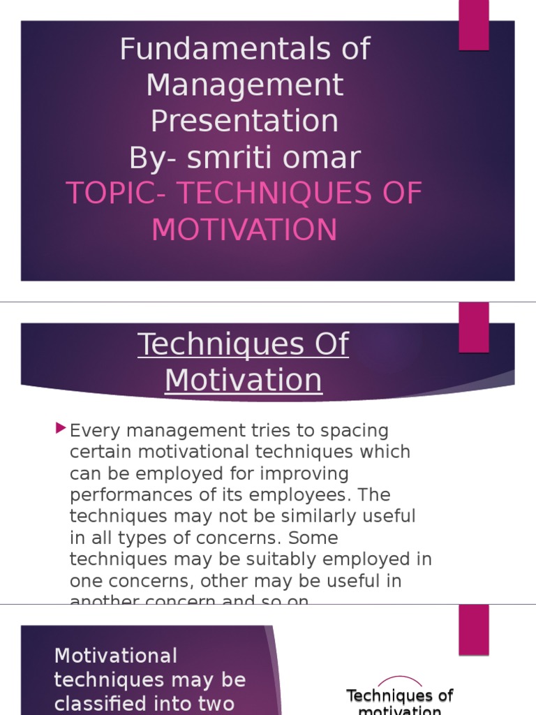 Business Management Presentation | PDF | Incentive | Employment