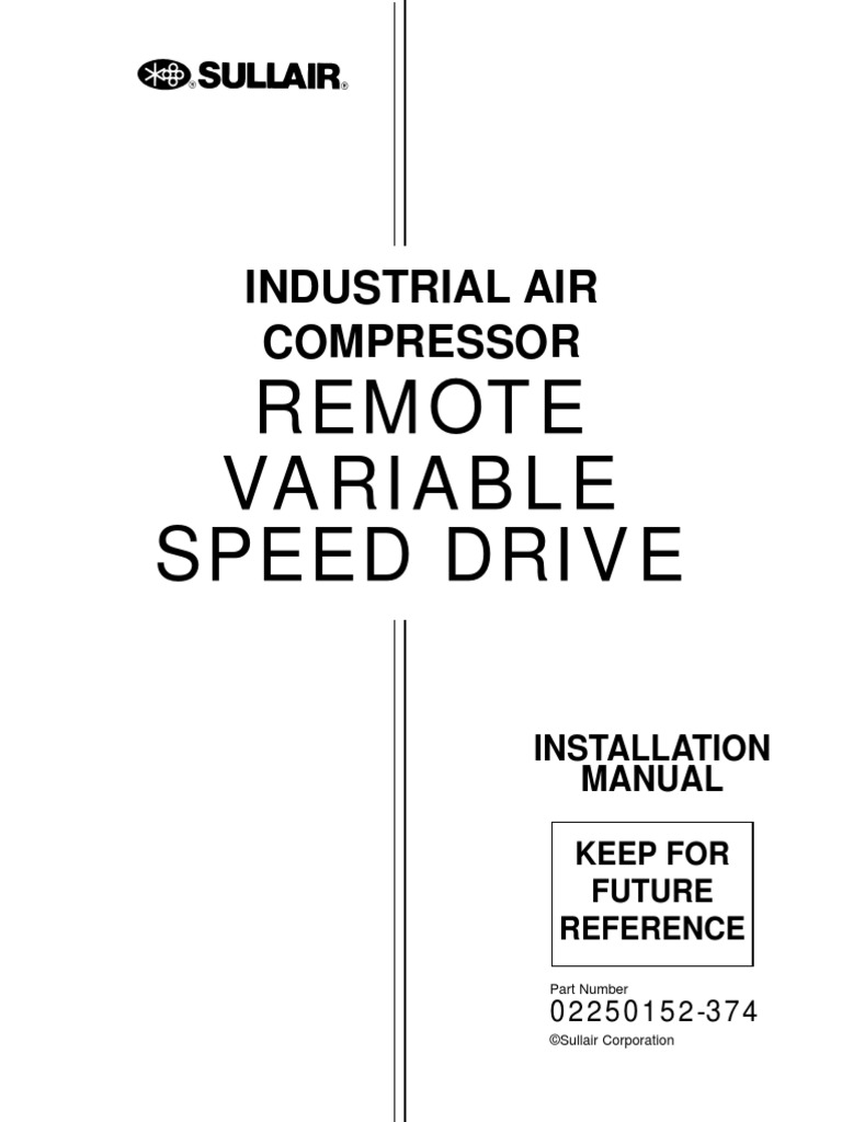 Manual - VSD Remote 02250152-374 PDF | PDF | Electrical Conductor ...