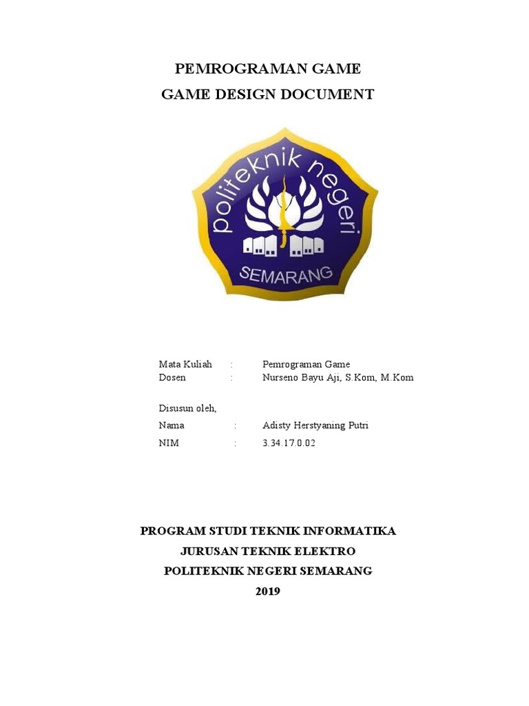 JobSheet 6 PEMROGRAMAN GAME | PDF