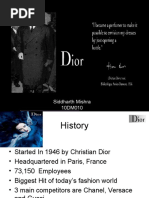Christian Dior SWOT Analysis | PDF