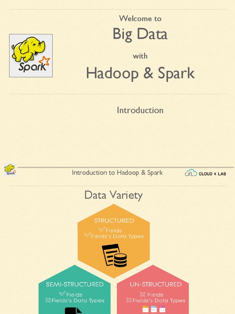 Introduction To Hadoop & Spark | PDF | Apache Hadoop | Apache Spark