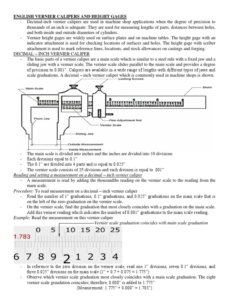 Vernier Calipers and Micrometers Guide | PDF | Length | Tools