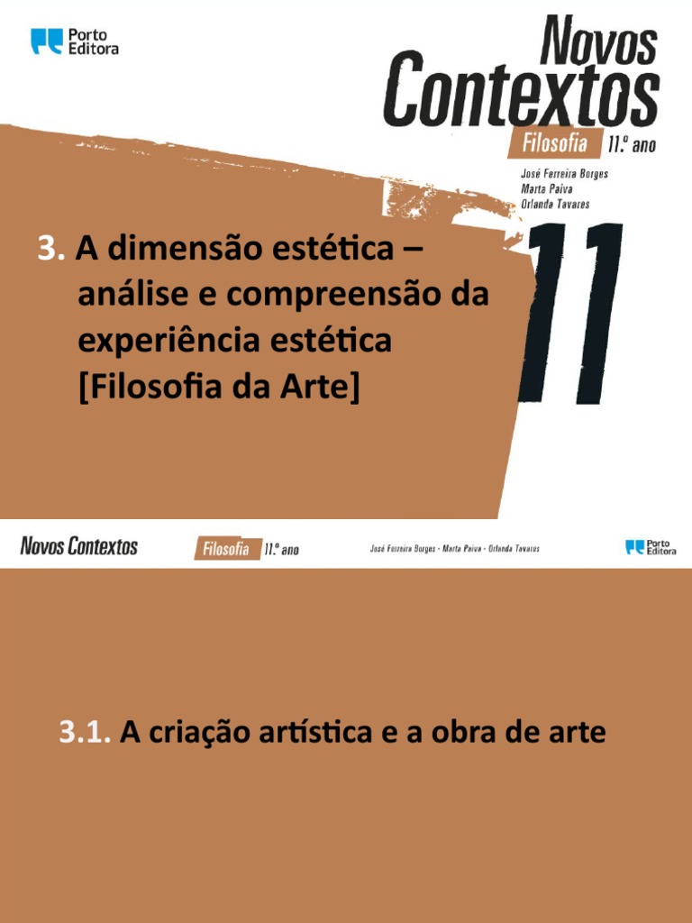 Filosofia Da Arte | PDF | Estética | Definição