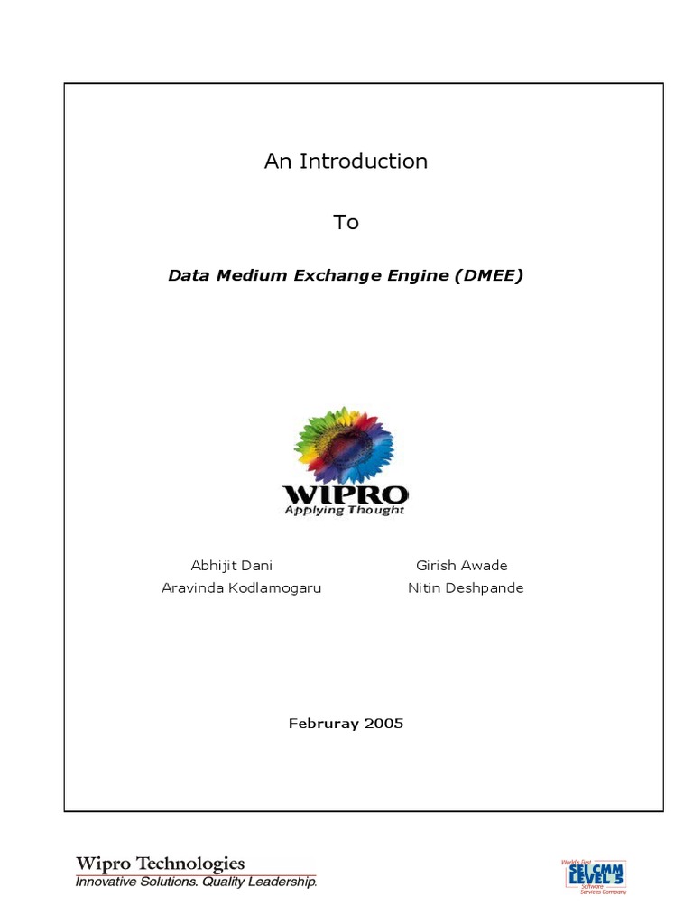 DMEE Complete Tutorial | PDF | File Format | Parameter (Computer Programming)