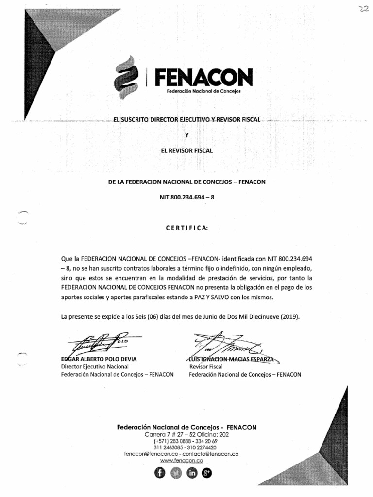 FENACOL | PDF
