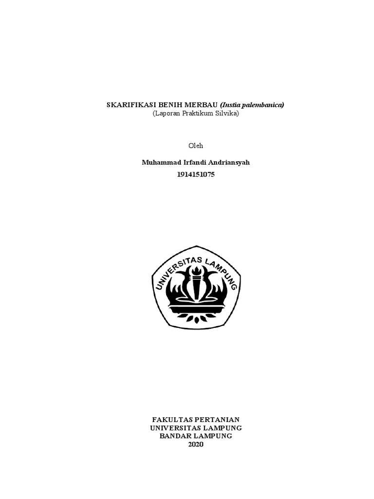 Skarifikasi Benih Merbau | PDF