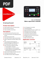 Genset Controller DATAKOM-D500 MK2 DATA Sheet | PDF | Mains Electricity ...