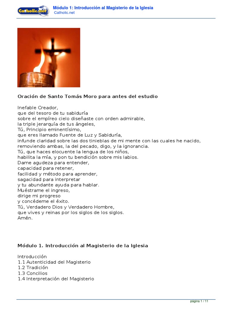 Introducción al Magisterio de la Iglesia | PDF | Iglesia Católica | Papa