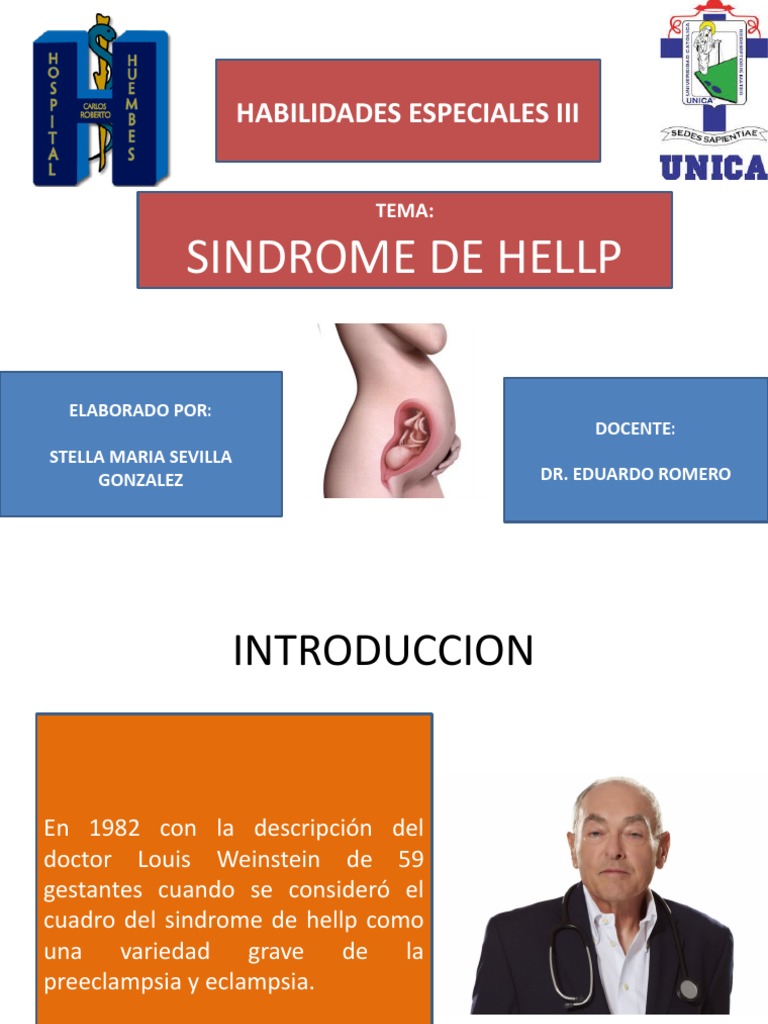 Síndrome HELLP: Diagnóstico y Manejo | PDF | Enfermedades y trastornos ...