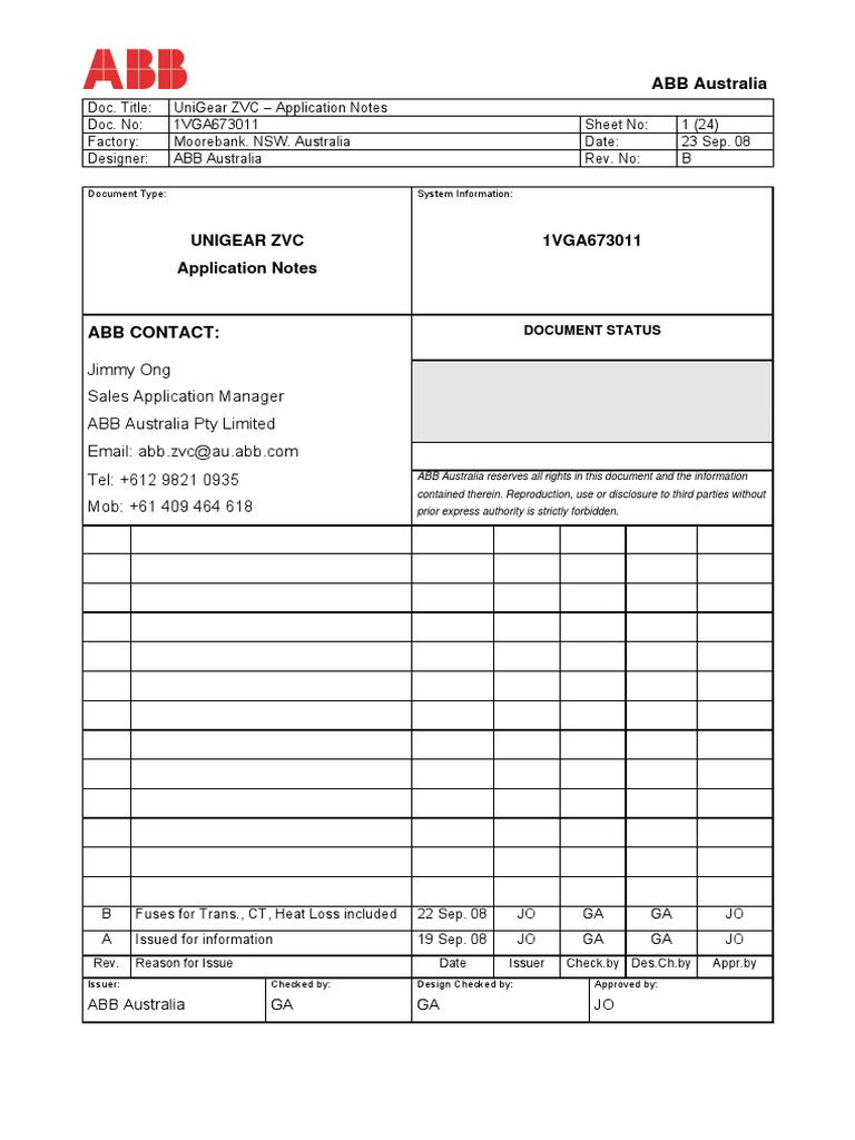 ABB Aplication Notes - Fuses Parallel | PDF | Fuse (Electrical) | Relay