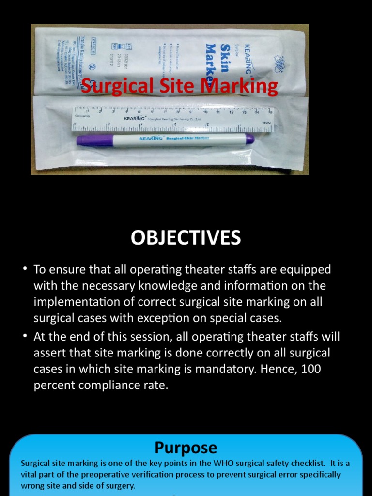 Surgical Site Marking | PDF | Surgery | Medicine